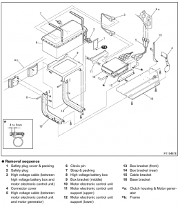 FUSO 4M4 - HYBRID ELECTRIC VEHICLE SYSTEM - HIGH VOLTAGE CABLE, HIGH ...